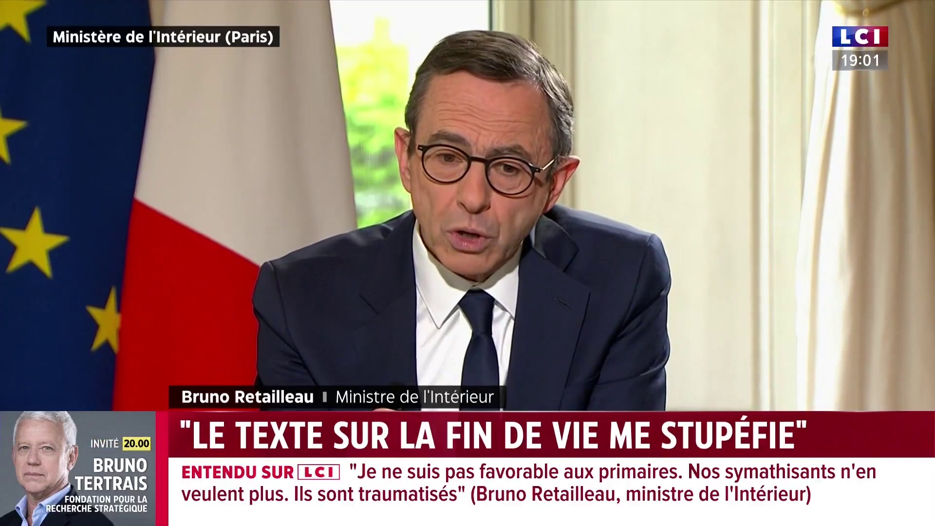 Aide à mourir: Bruno Retailleau estime que la loi sur la fin de vie est ...