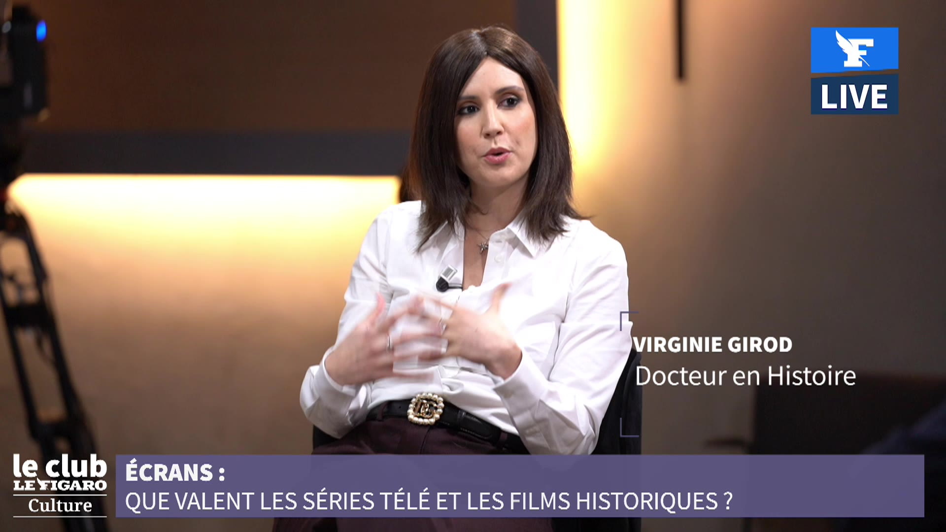L’Histoire «est de plus en plus maltraitée» dans les films et les séries, selon Virginie Girod