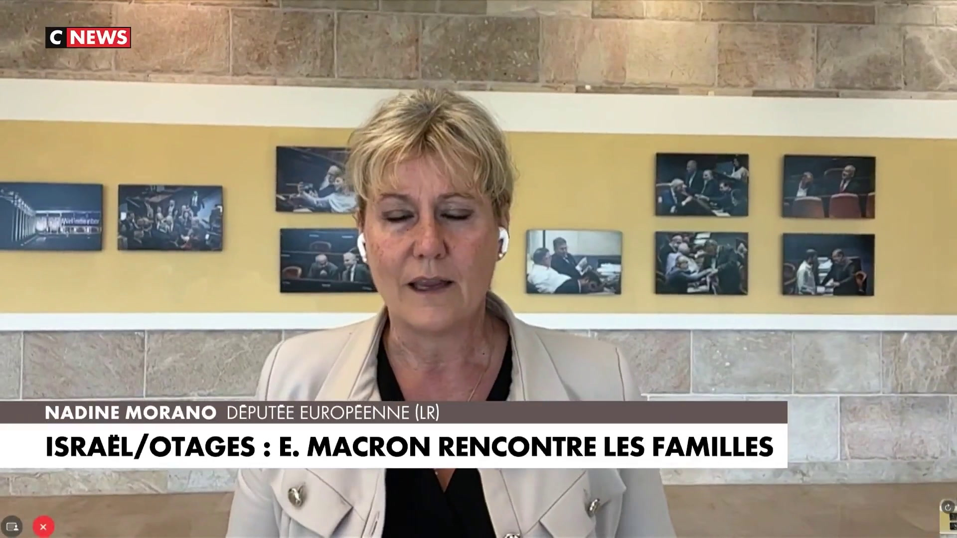 Nadine Morano fond en larmes sur CNews lorsqu'elle évoque les crimes du Hamas
