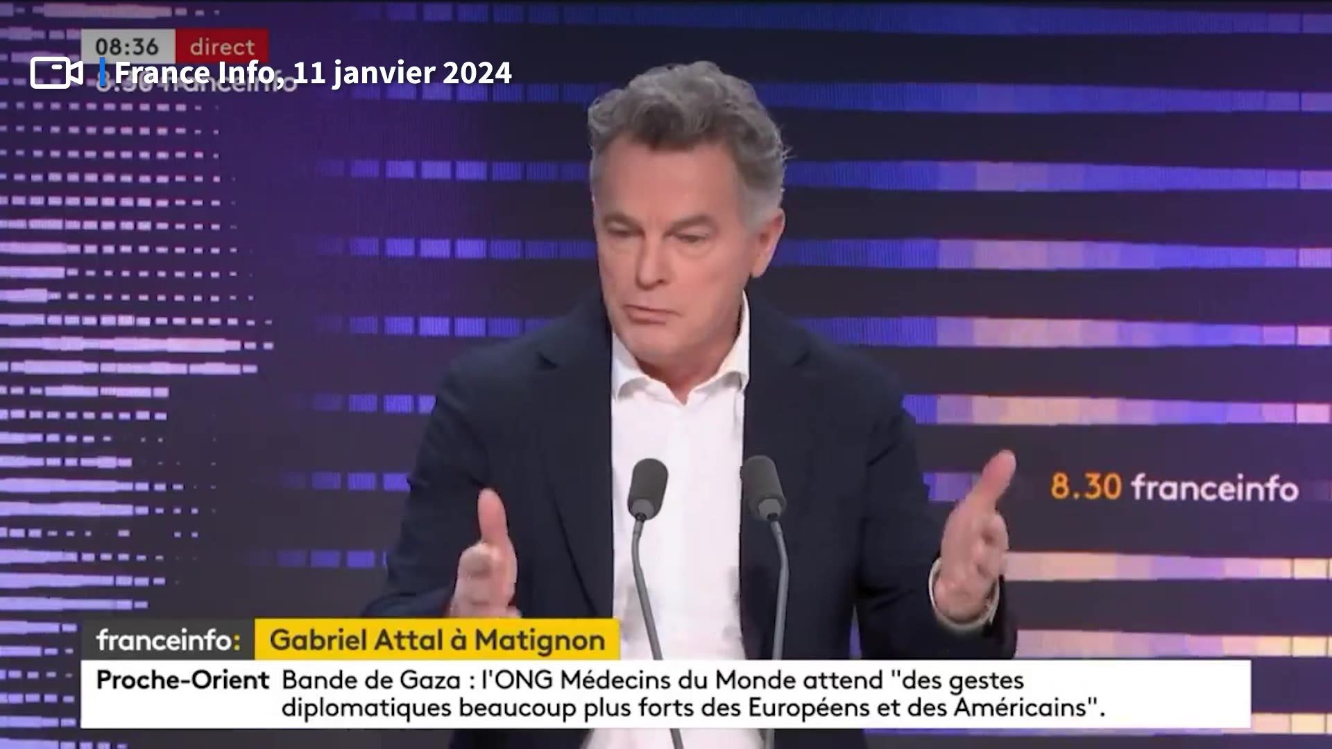 Fabien Roussel lance le défi à Gabriel Attal de «ne plus utiliser le 49-3»