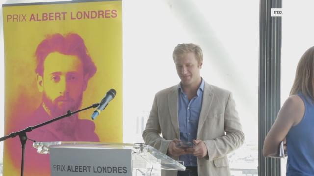 Samuel Forey, prix Albert Londres 2017 dans la catégorie presse écrite