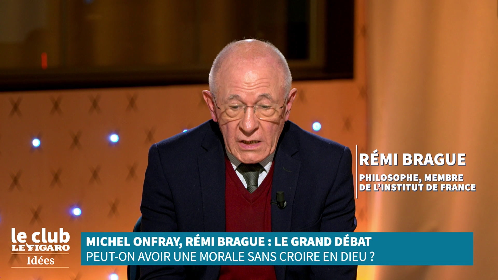 «La morale est partout, on ne peut pas la mettre dans une case ...