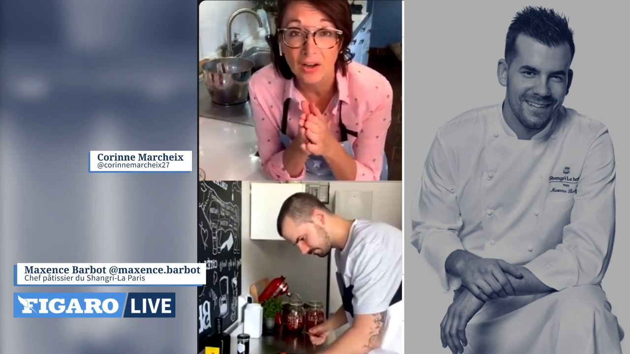 12h Cuisiner Déconfiné: la tarte aux fraises du chef pâtissier Maxence ...