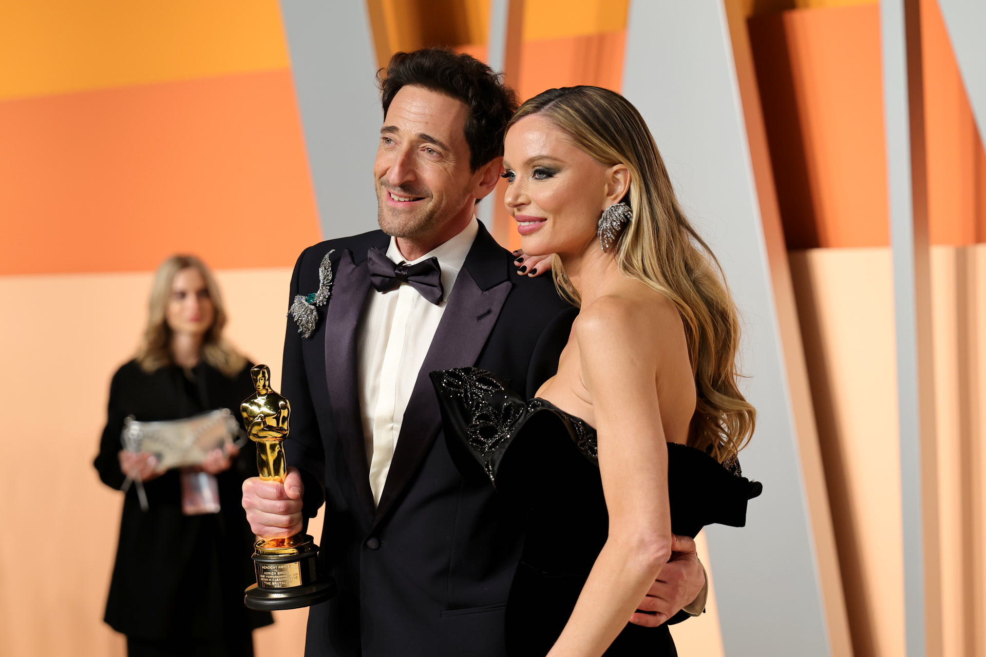 Oscars 2025 : le geste gênant d'Adrien Brody envers sa compagne ...