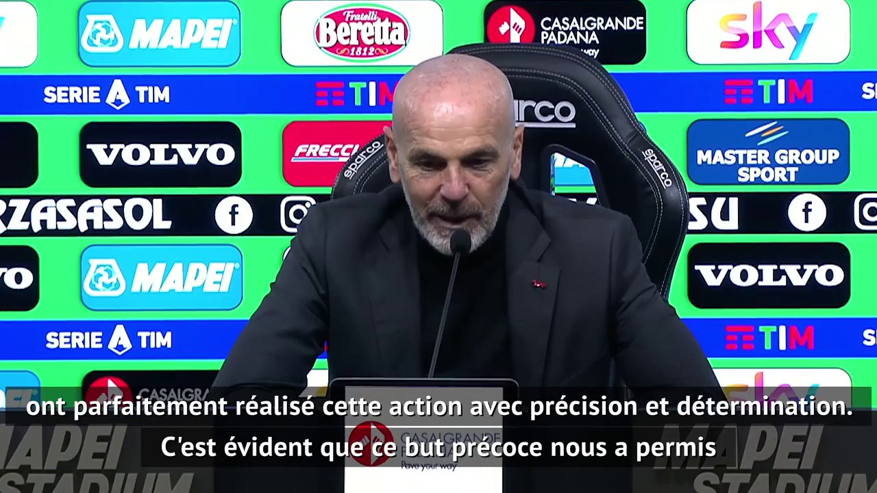 13e j. - Pioli : Nous faisons vite les choses cette saison