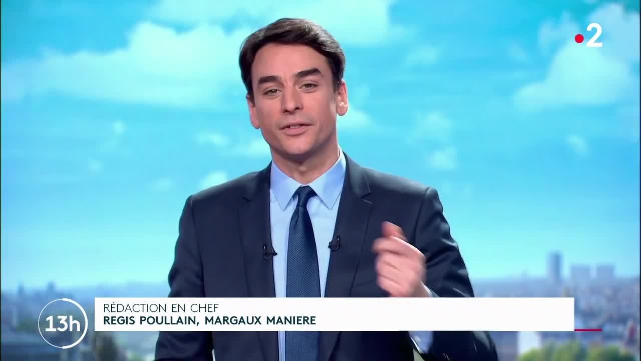 Julien Bugier s'amuse du bug technique du JT de 13 heures de TF1