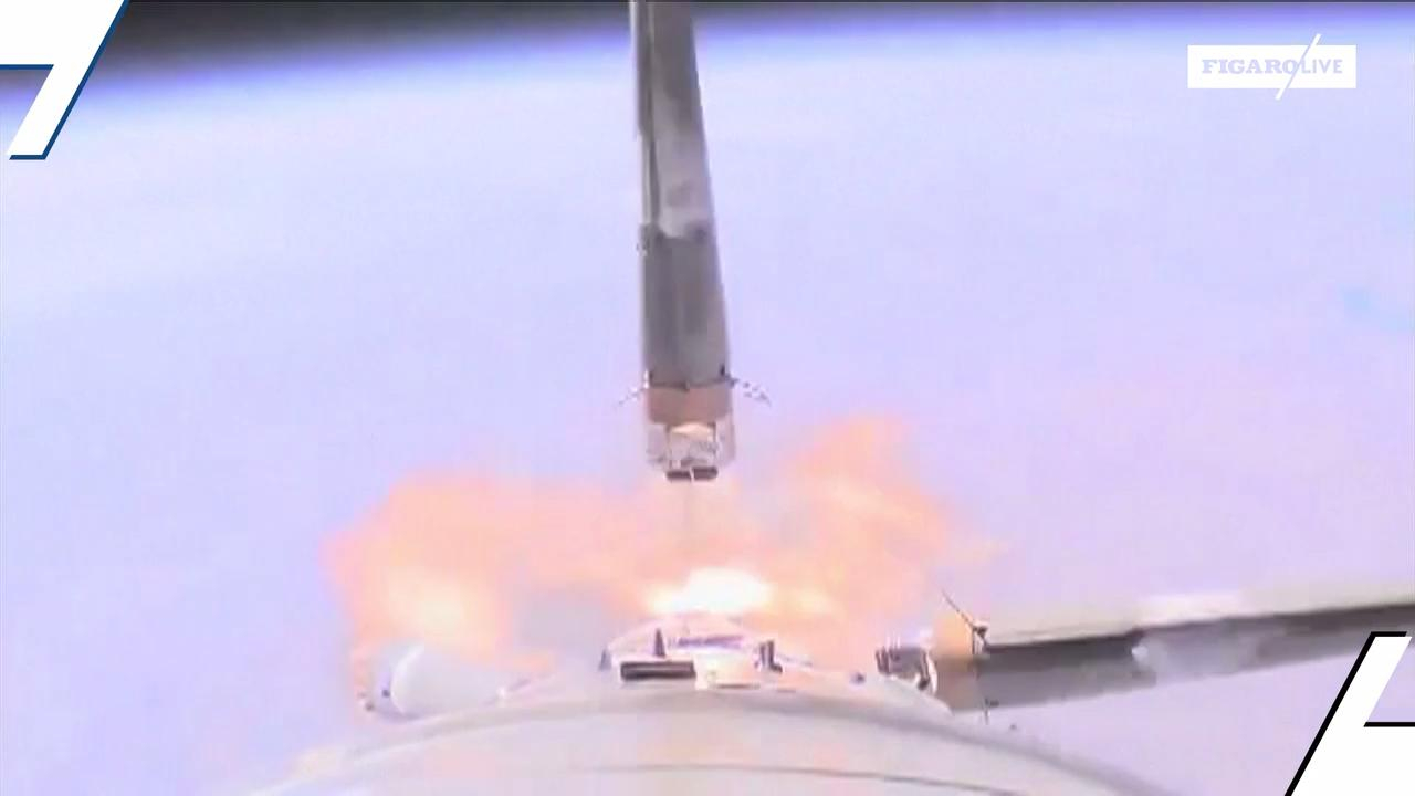 L'accident de la fusée Soyouz du 11 octobre a été filmé par une caméra ...