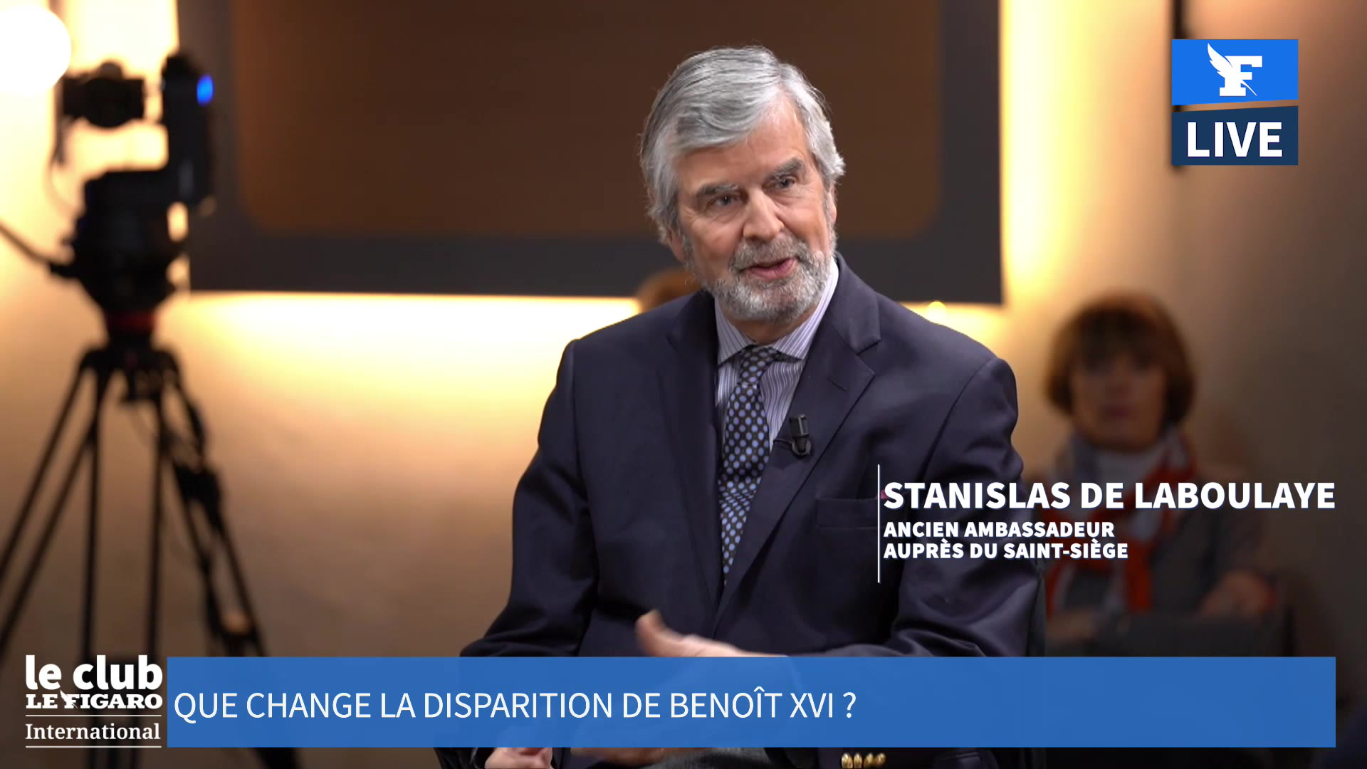 Stanislas de Laboulaye, à propos de sa rencontre avec Benoît XVI: «Des yeux bleus fascinants et ...