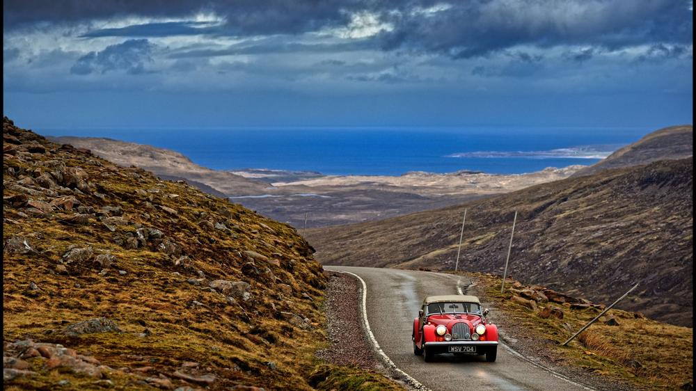 L'Écosse en voiture de collection