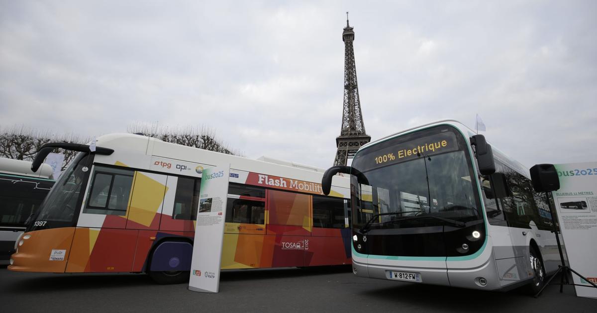La RATP fait défiler ses bus propres