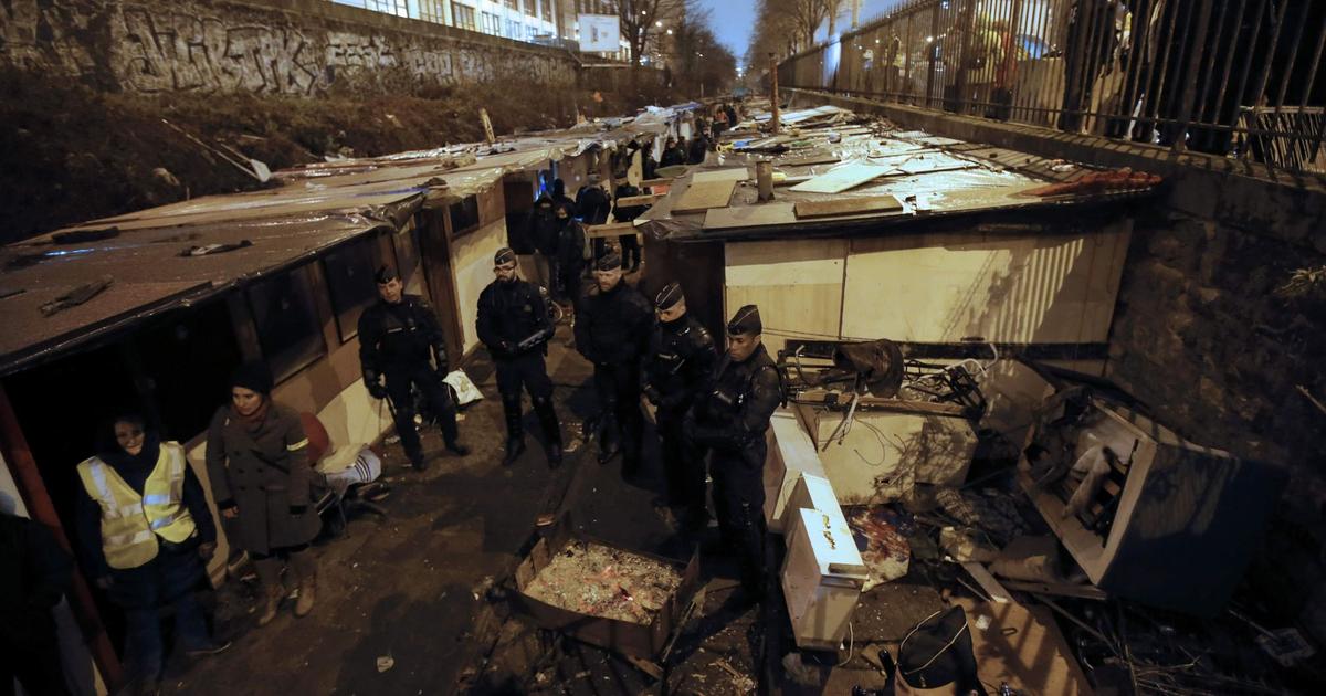 Le campement de Roms du nord de Paris a été évacué