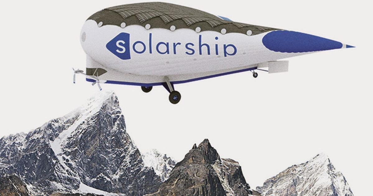 Solar Ship, un avion-cargo solaire aux ailes gonflées à l'hélium