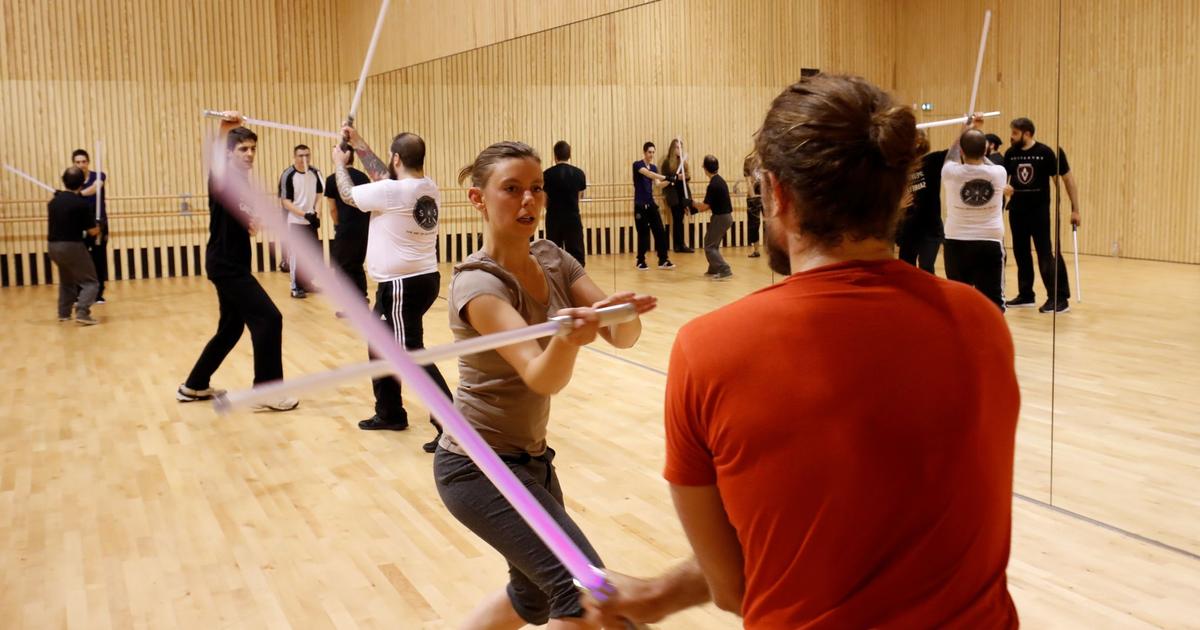 Combat au sabre laser, la force ludique