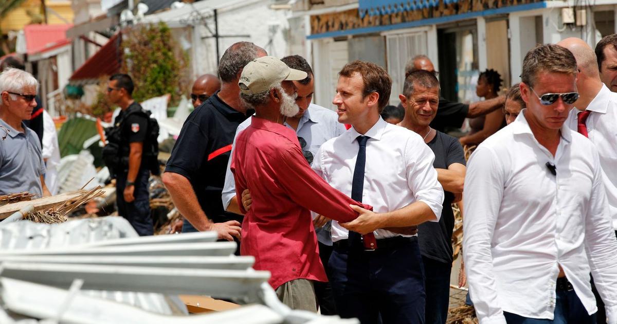 Macron aux Antilles: la solidarité et le retour de la com'