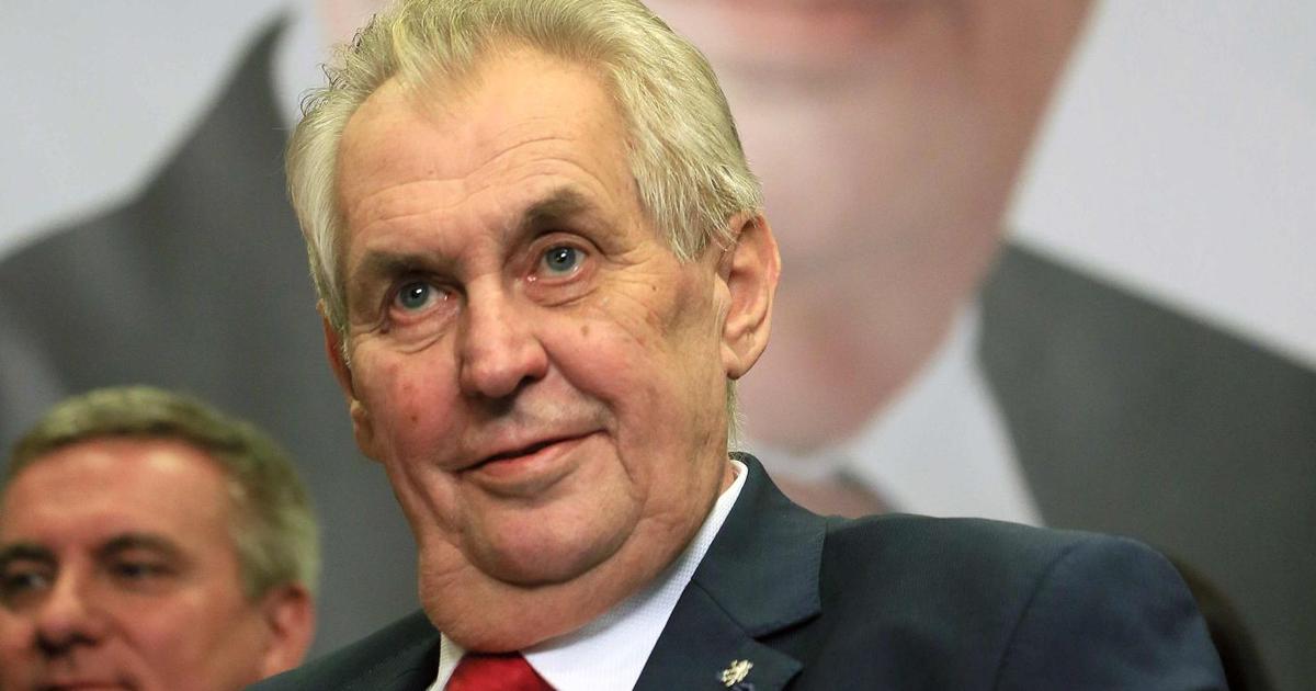 Milos Zeman, le «Trump» européen, rempile à Prague