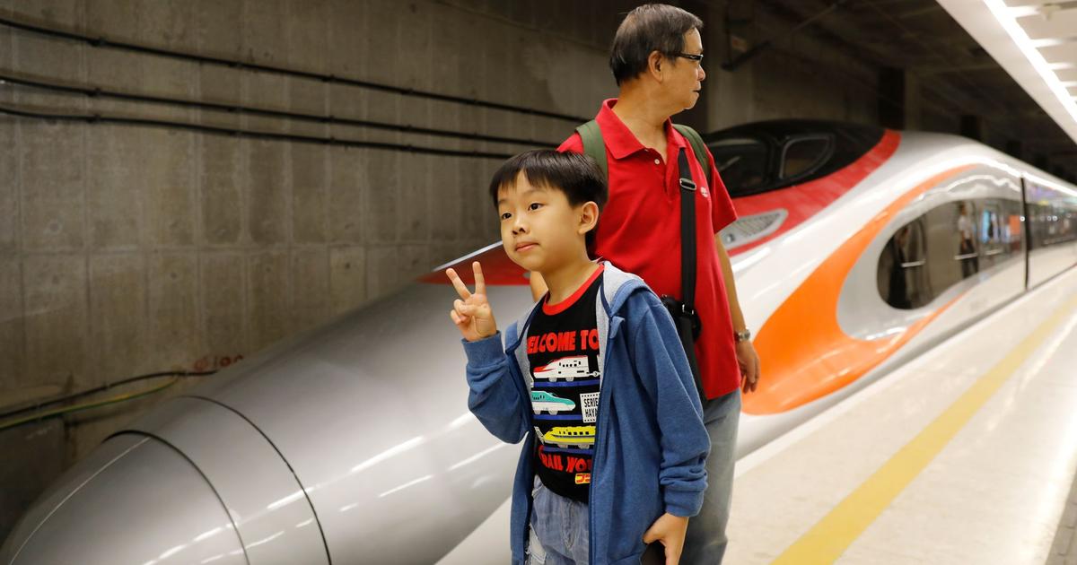 Le TGV chinois jusqu'à Hong-Kong permet de gagner... 15 heures de temps ...
