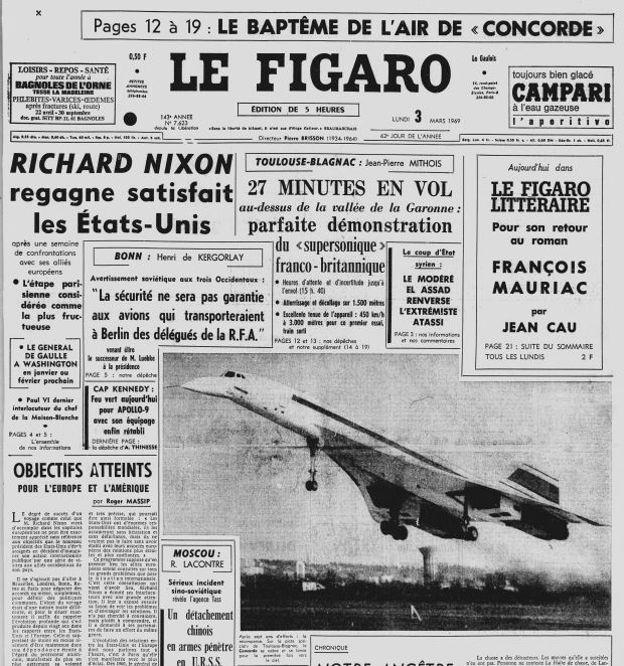 2 mars 1969: Concorde réalise son premier vol au-dessus de la vallée de la Garonne