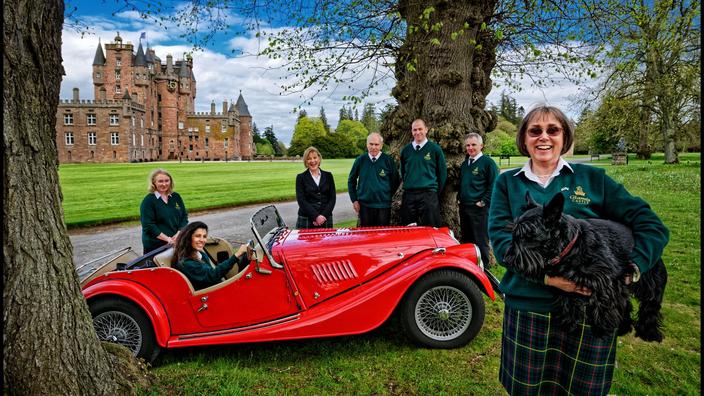 L'Écosse en voiture de collection