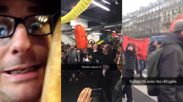 Beaucoup de clichés, un peu d'info : sur Snapchat, Paris a sa «story»