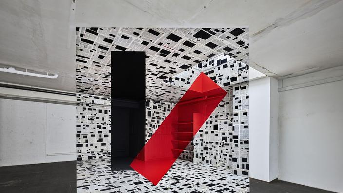 Georges Rousse à la galerie RX : un artiste de l'espace