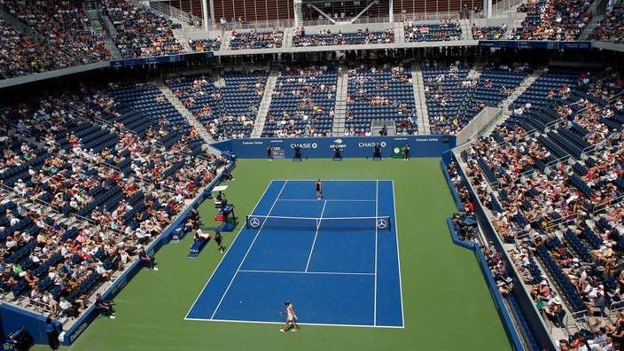 Pourquoi les courts de l'US Open sont bleus