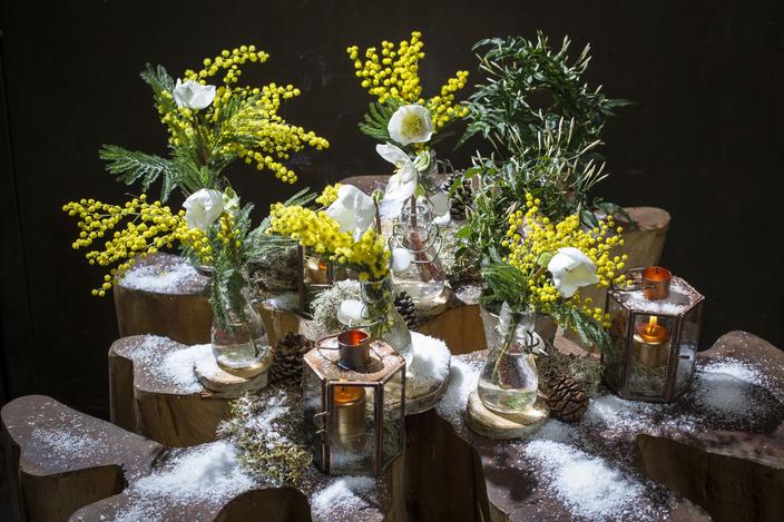 Fleurs: des bouquets chics à la table du réveillon