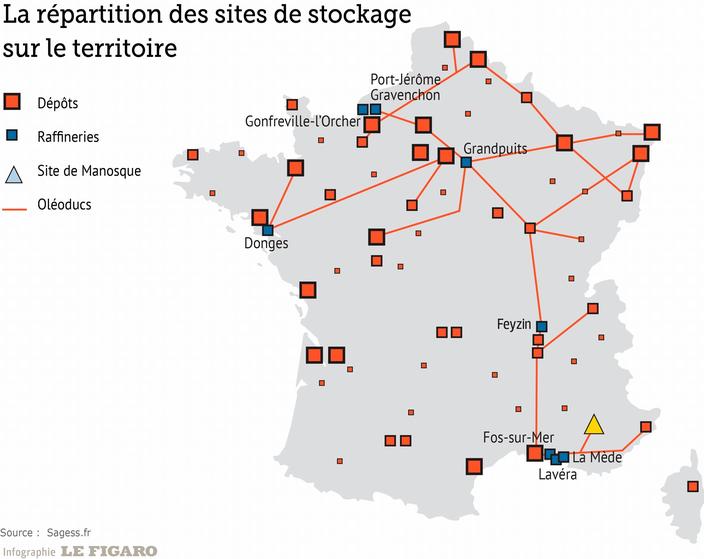 Où se trouvent les réserves stratégiques de pétrole