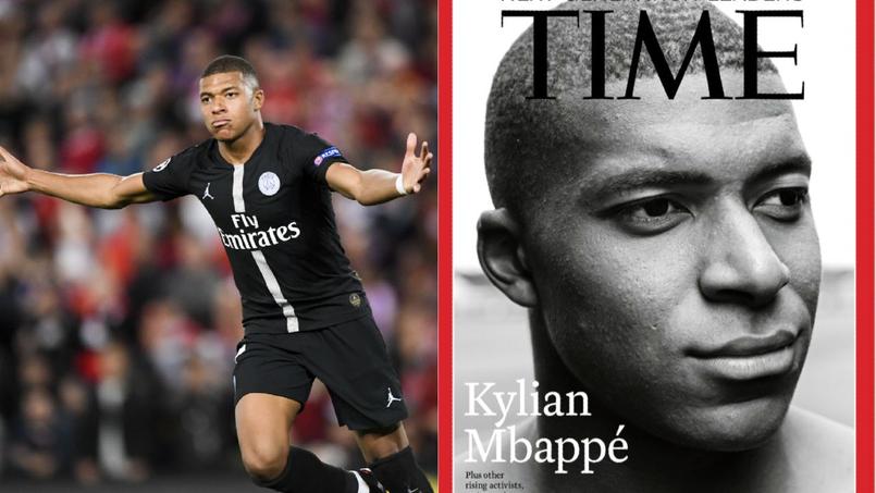 Kylian Mbappé fait la une du prestigieux magazine Time