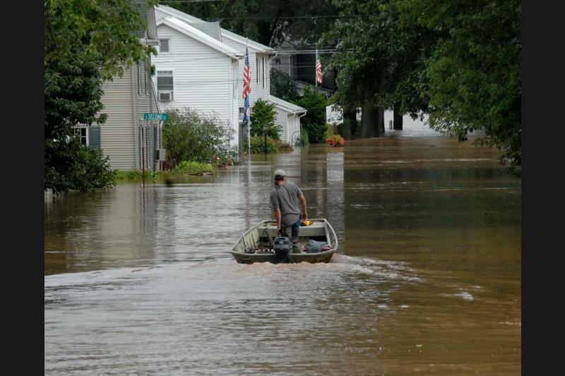 L'est des États-Unis frappé par des inondations