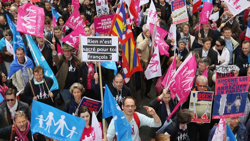 Des milliers dans les rangs de la Manif' pour tous