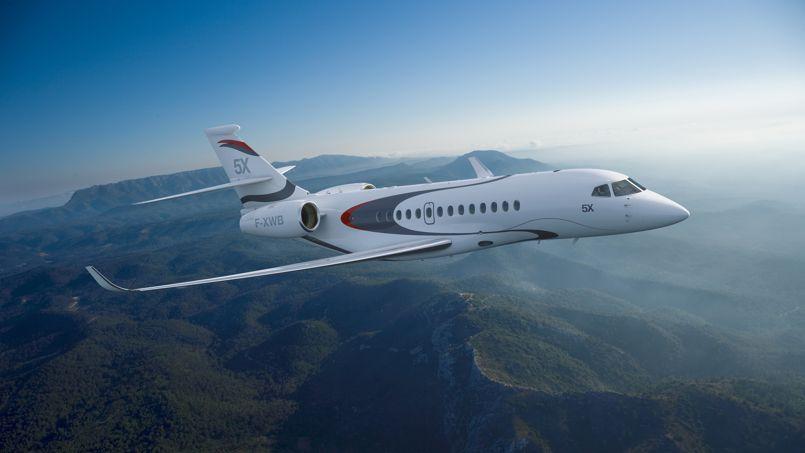 Présentation du Falcon 5X au salon de Las Vegas