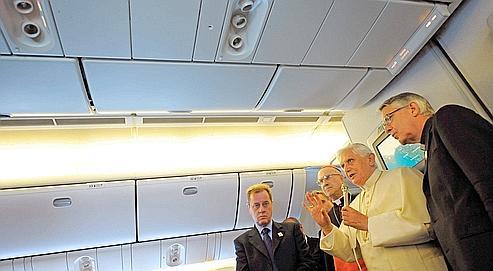 Dans l'avion du Pape pour l'Australie