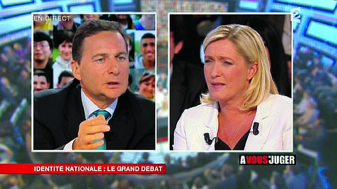 Le débat entre Éric Besson et Marine Le Pen tourne au duel