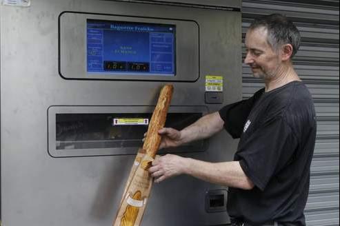 Un distributeur automatique de pain frais installé à Paris