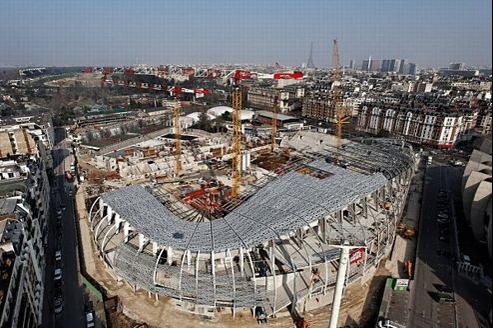 Paris : le nouveau stade de rugby prend forme