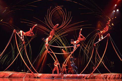 Le Cirque du Soleil, show devant