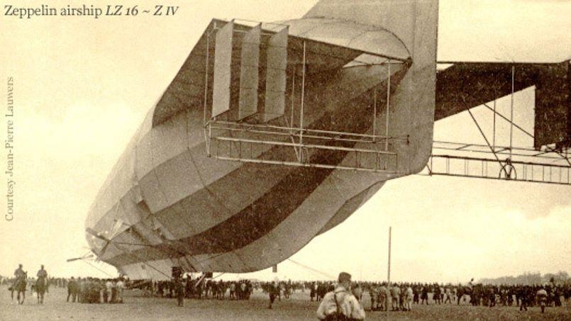 1913 : un zeppelin allemand s'égare en France