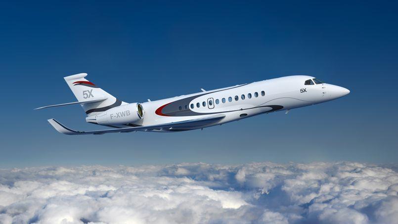 Présentation du Falcon 5X au salon de Las Vegas