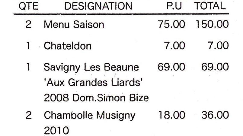 Haché Menu - Restaurant Es, concerto de haute cuisine