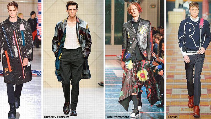 Les designers de mode masculine adoptent les codes de l'art