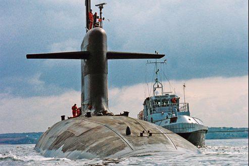 À bord du Triomphant, à 500 m de profondeur