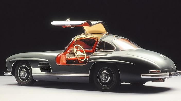 Mercedes 300 SL, les ailes déployées