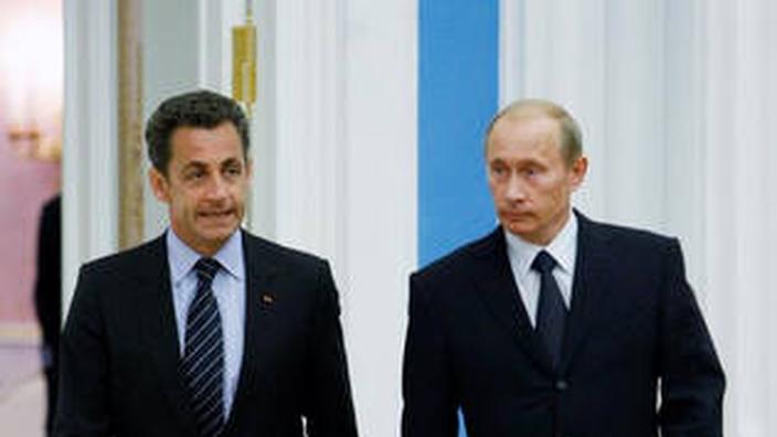 Rupture de courant entre Poutine et Sarkozy