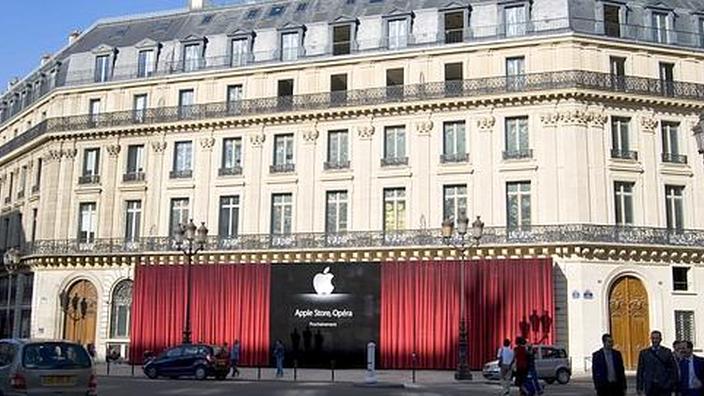 Apple ouvre samedi son deuxième magasin à Paris