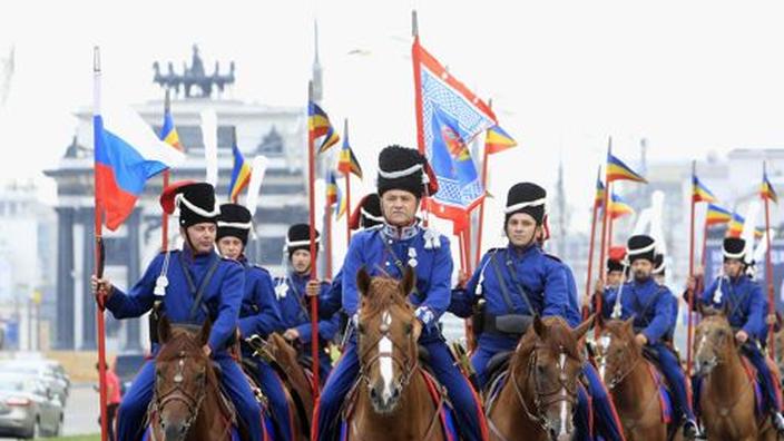Ces cosaques à la poursuite de Napoléon