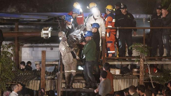L'explosion dans une mine de charbon fait plus de 250 morts en Turquie
