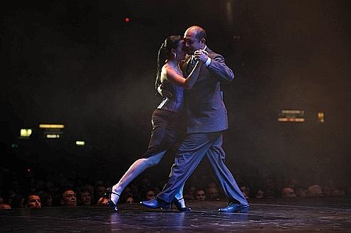 Leçons de tango au Trocadéro