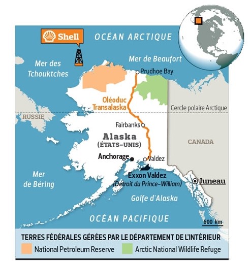 Pétrole : Shell autorisé à forer au large de l'Alaska