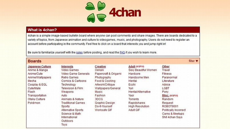 «4chan», le forum qui secoue le Web depuis 10 ans
