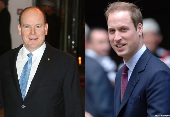 Le Prince William et Albert II de Monaco: pourquoi leur mère les a tant ...